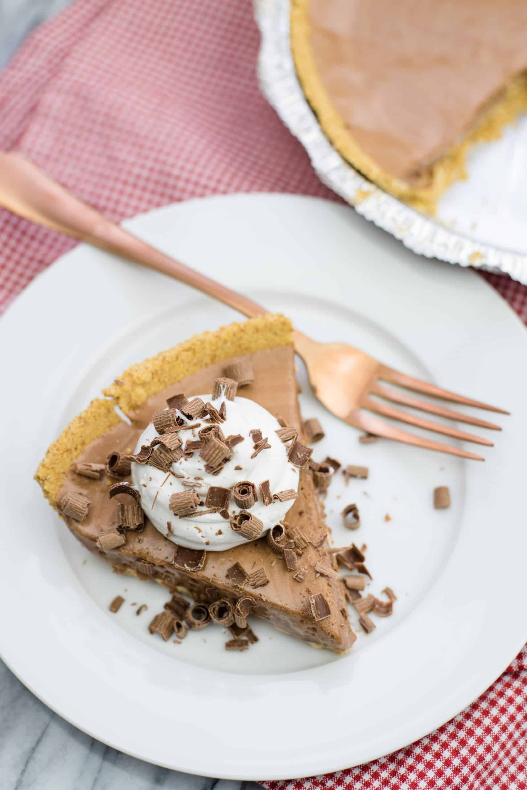 Whipped Chocolate Pie AKA Candy Bar Pie - An Alli Event