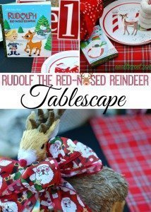 Rudolf the Red-Nosed Reindeer Tablescape - An Alli Event