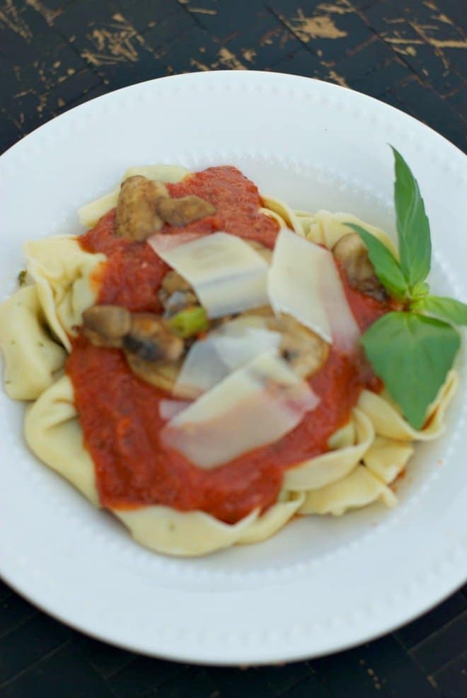 Spinach Cheese Tortellini & 3 Cheese Sauce - An Alli Event