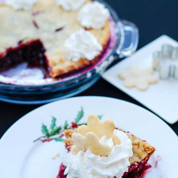 Festive Razzleberry Pie - An Alli Event