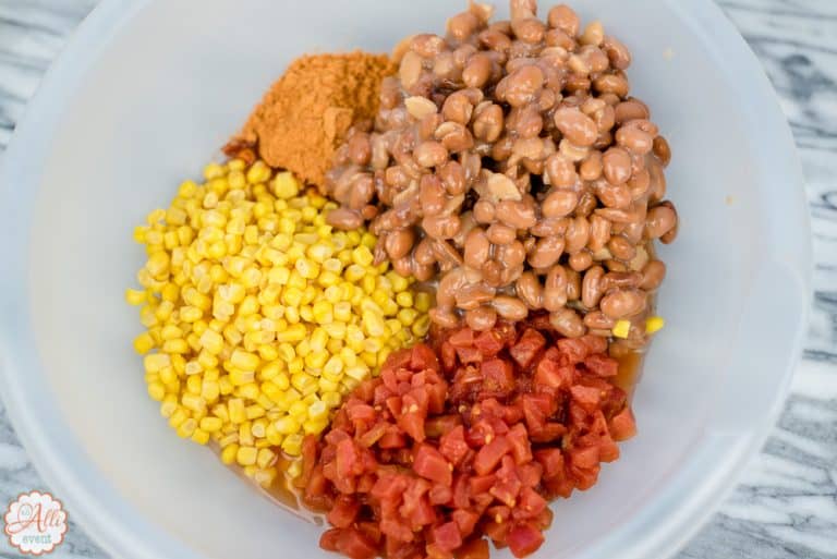 How to Make Easy Cheesy Pinto Bean Casserole - An Alli Event