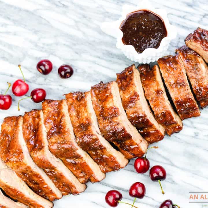 Cherry-Apple Glazed Grilled Ribs Are Amazing - An Alli Event