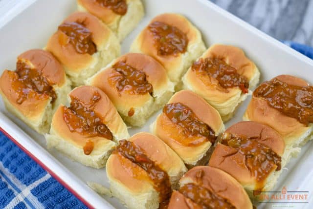Mini Chili Cheese Dogs - An Alli Event