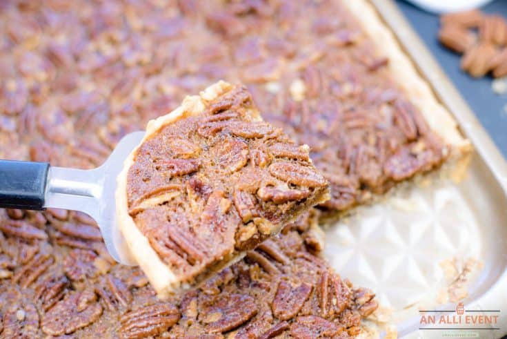 Sheet Pan Pecan Pie For A Crowd - An Alli Event