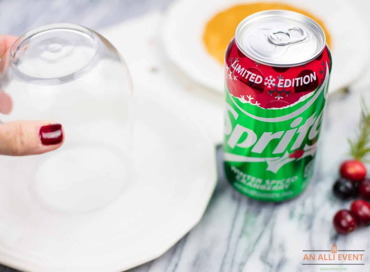 Cranberry Apple Spritzer Mocktail - An Alli Event