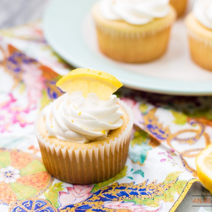 Lemon Cupcakes With Lemon Buttercream Frosting - An Alli Event