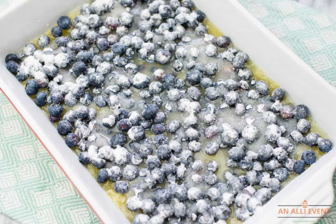Blueberry Crunch Dump Cake - An Alli Event