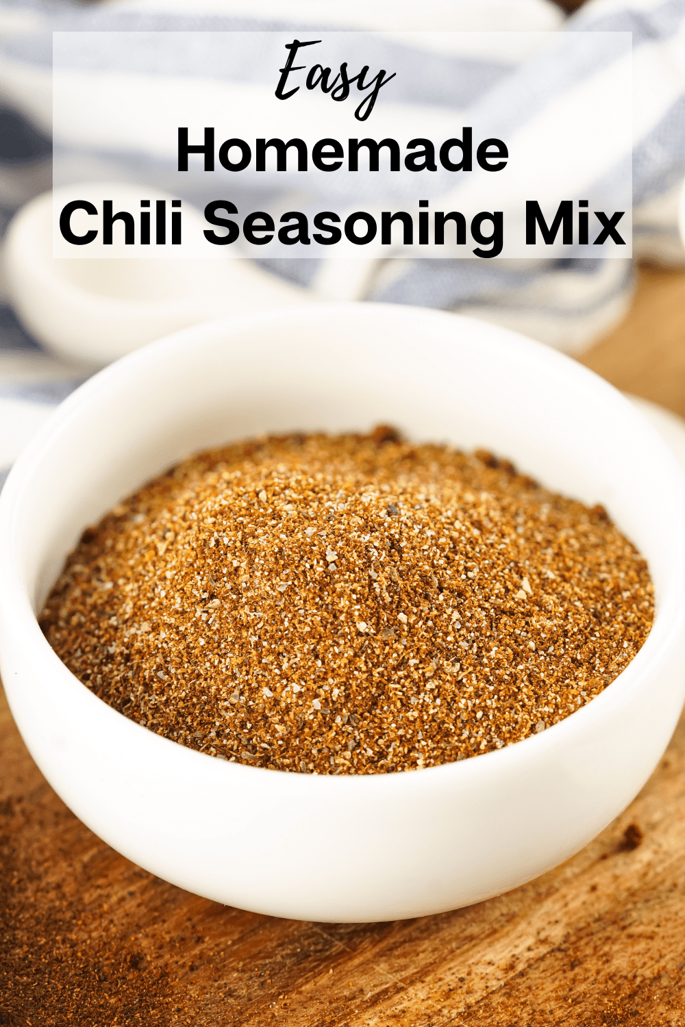 Easy Homemade Chili Seasoning Mix - An Alli Event