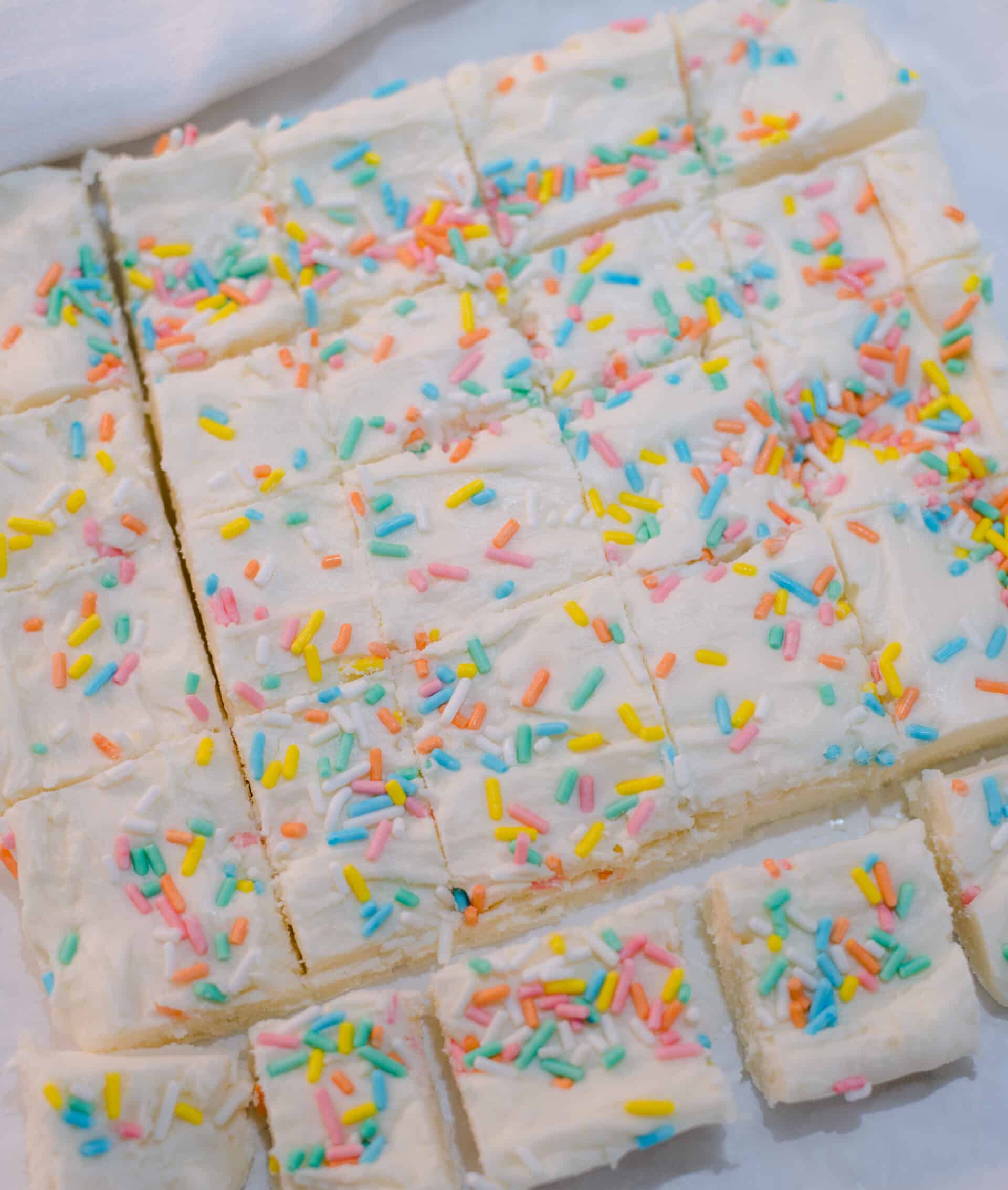 White Chocolate Funfetti Fudge - An Alli Event