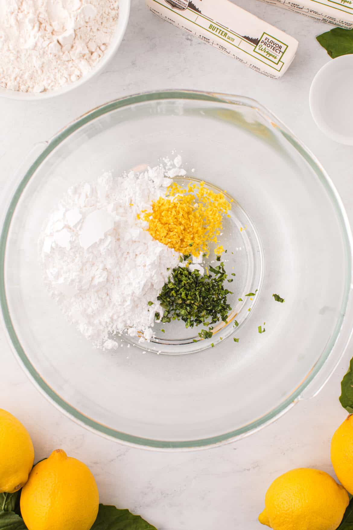Best Lemon Basil Shortbread Cookies - An Alli Event