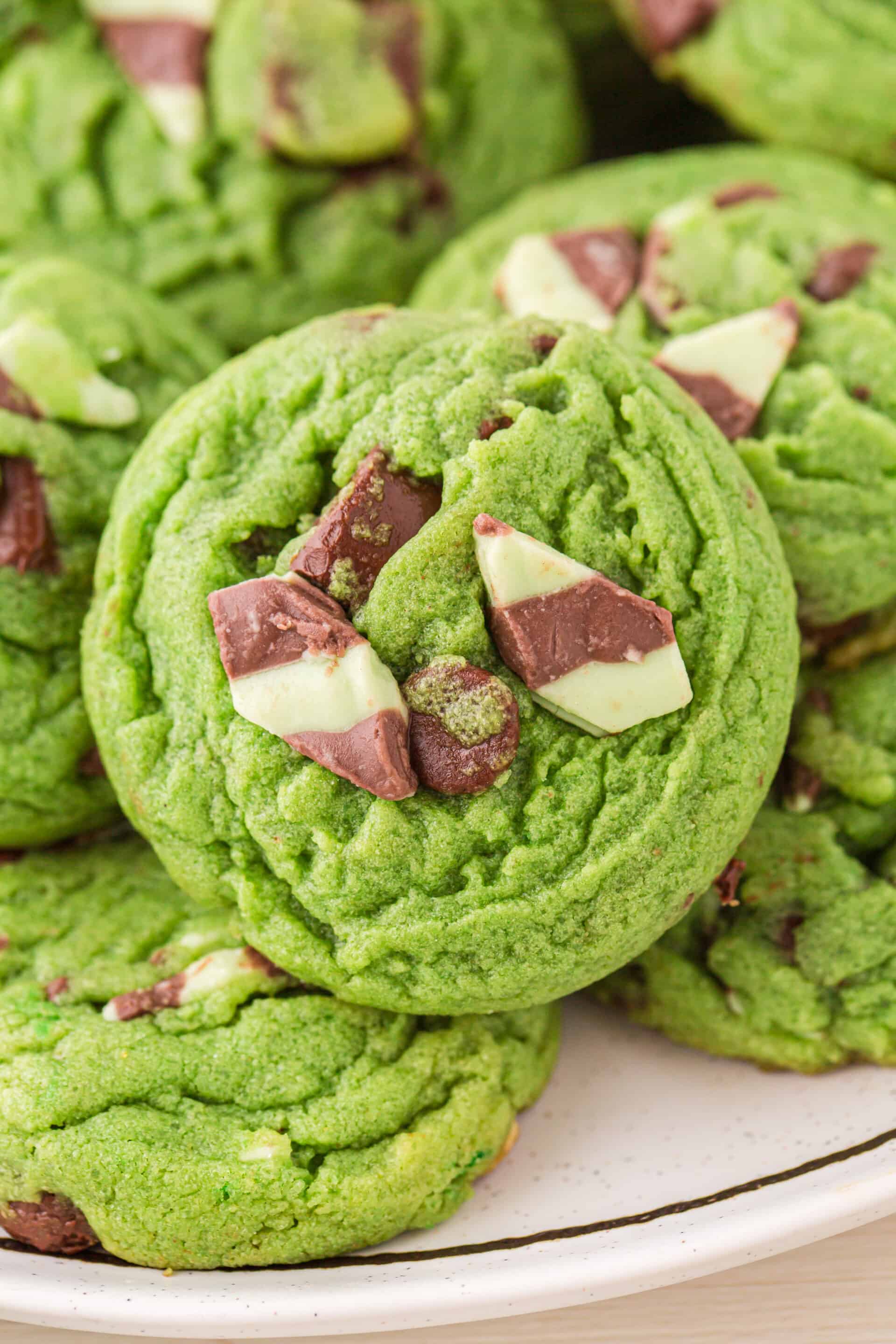 Best Mint Chocolate Pudding Cookies - An Alli Event