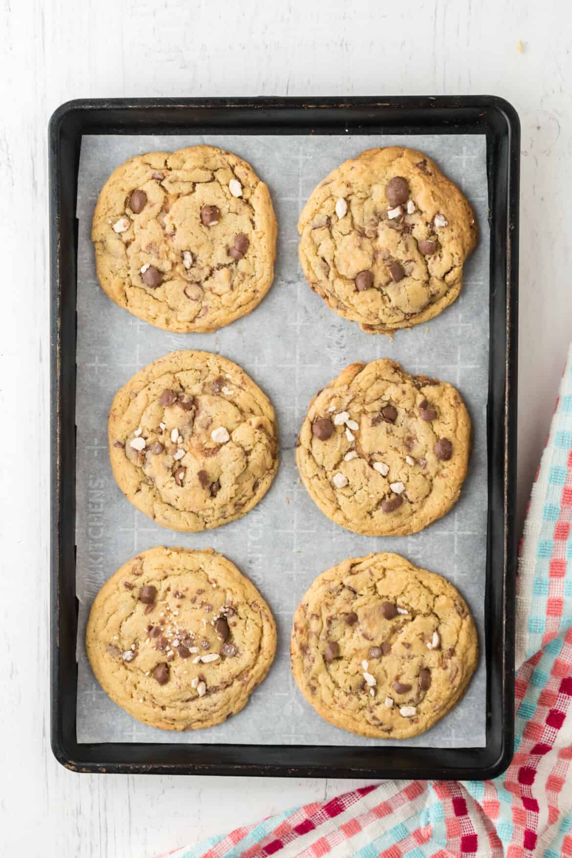 Malted Milk Ball Cookies With Toffee Bits - An Alli Event