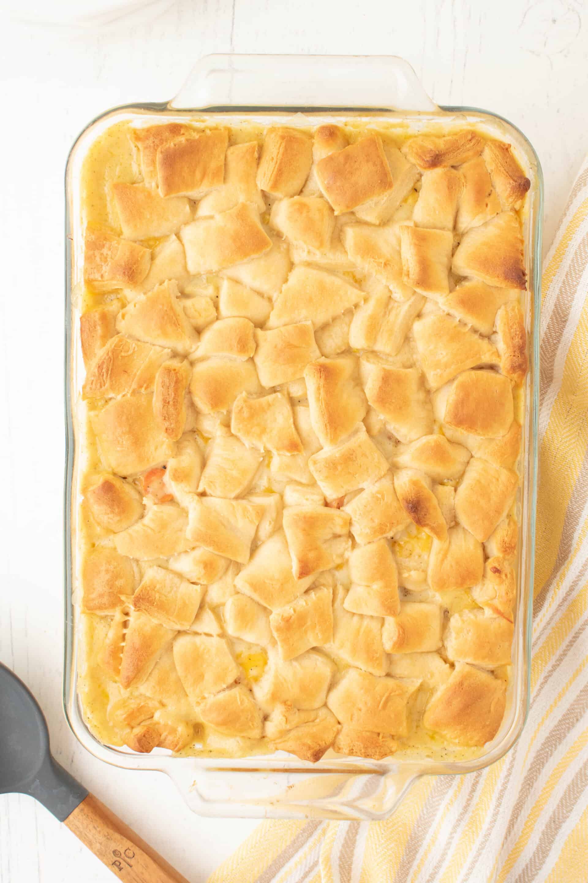 Chicken Bubble Bake Casserole With Crescent Rolls - An Alli Event