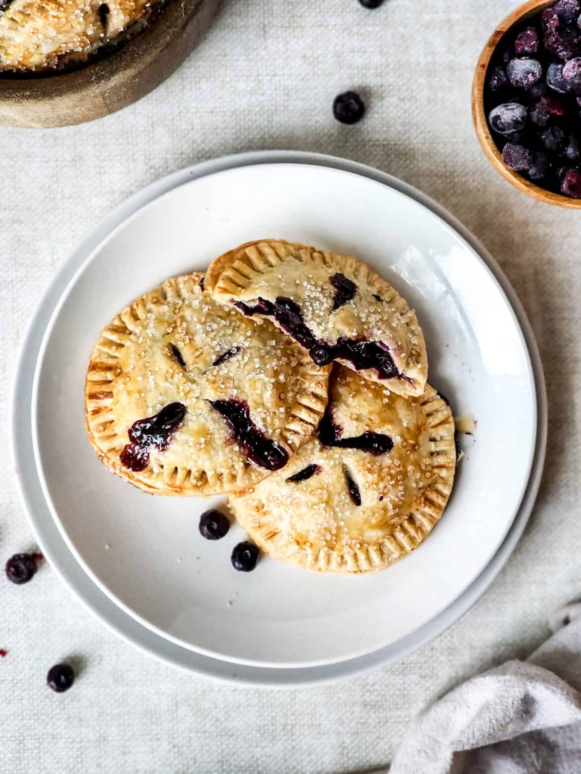 Easy Blueberry Hand Pies Recipe With Refrigerated Pie Crust - An Alli Event