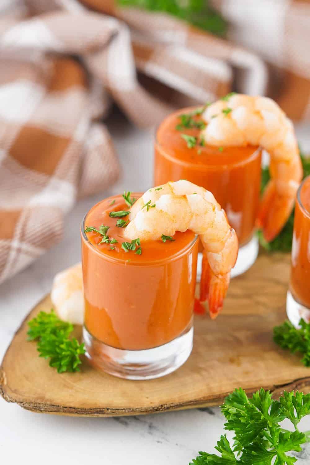 Shrimp Cocktail Shooters Appetizer Recipe - An Alli Event