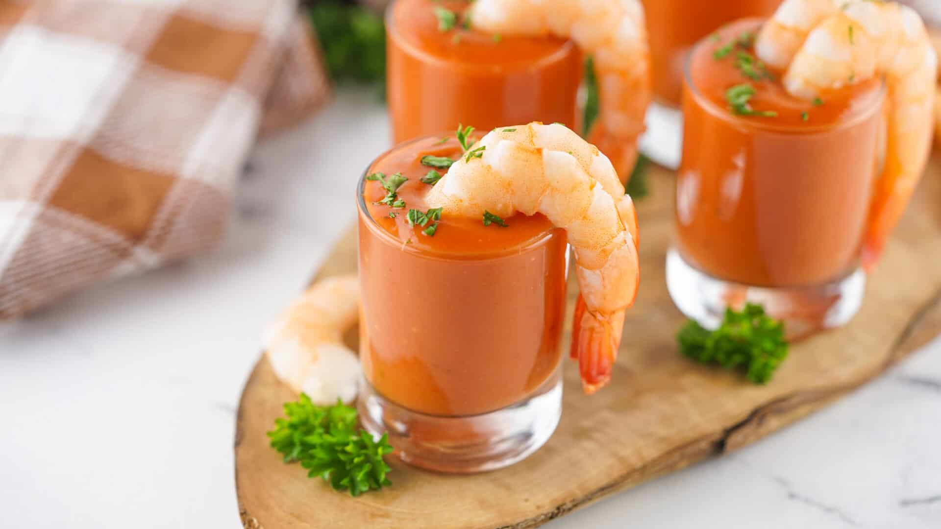 Shrimp Cocktail Shooters Appetizer Recipe - An Alli Event