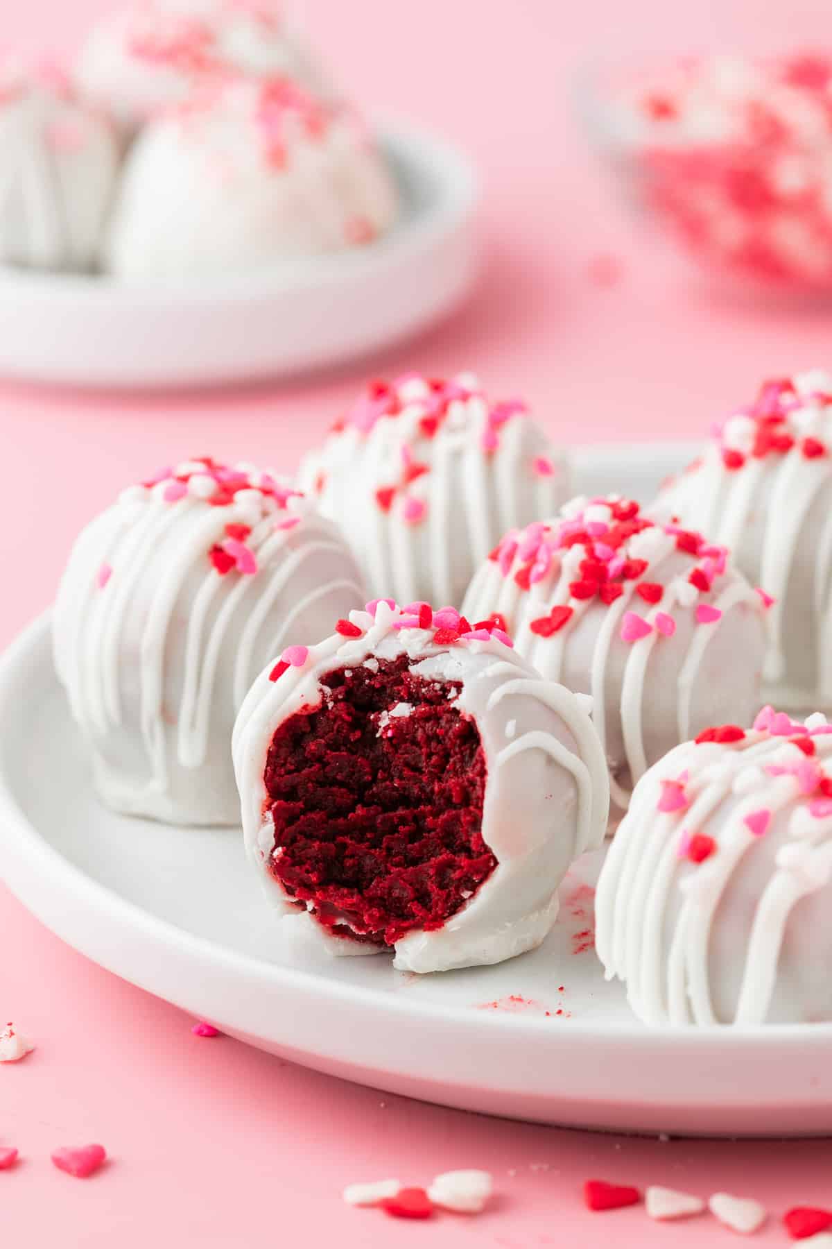 Red Velvet Truffles: Cake Balls Made With A Cake Mix - An Alli Event