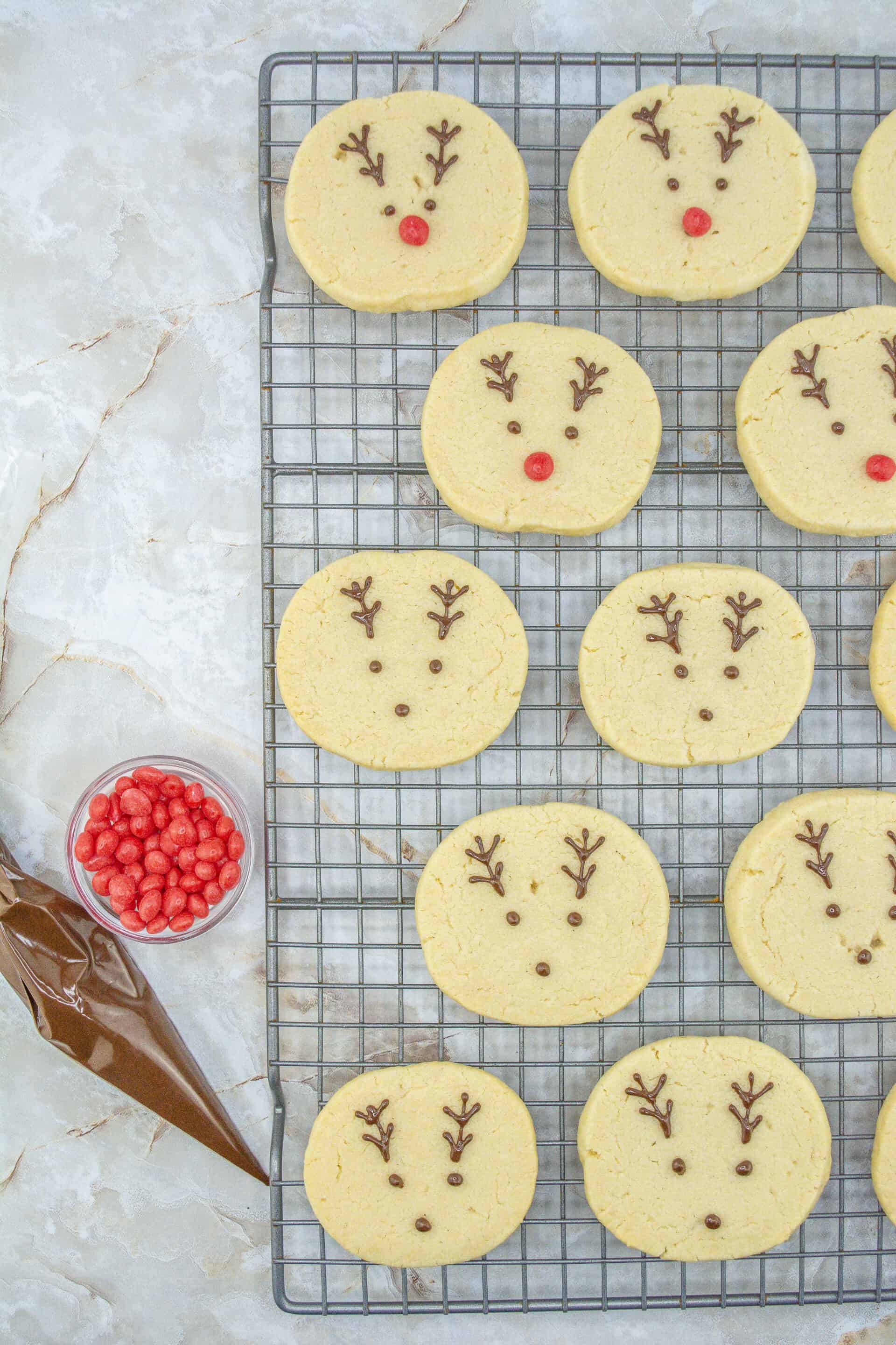 Whimsical Reindeer Sugar Cookies For Christmas Season - An Alli Event