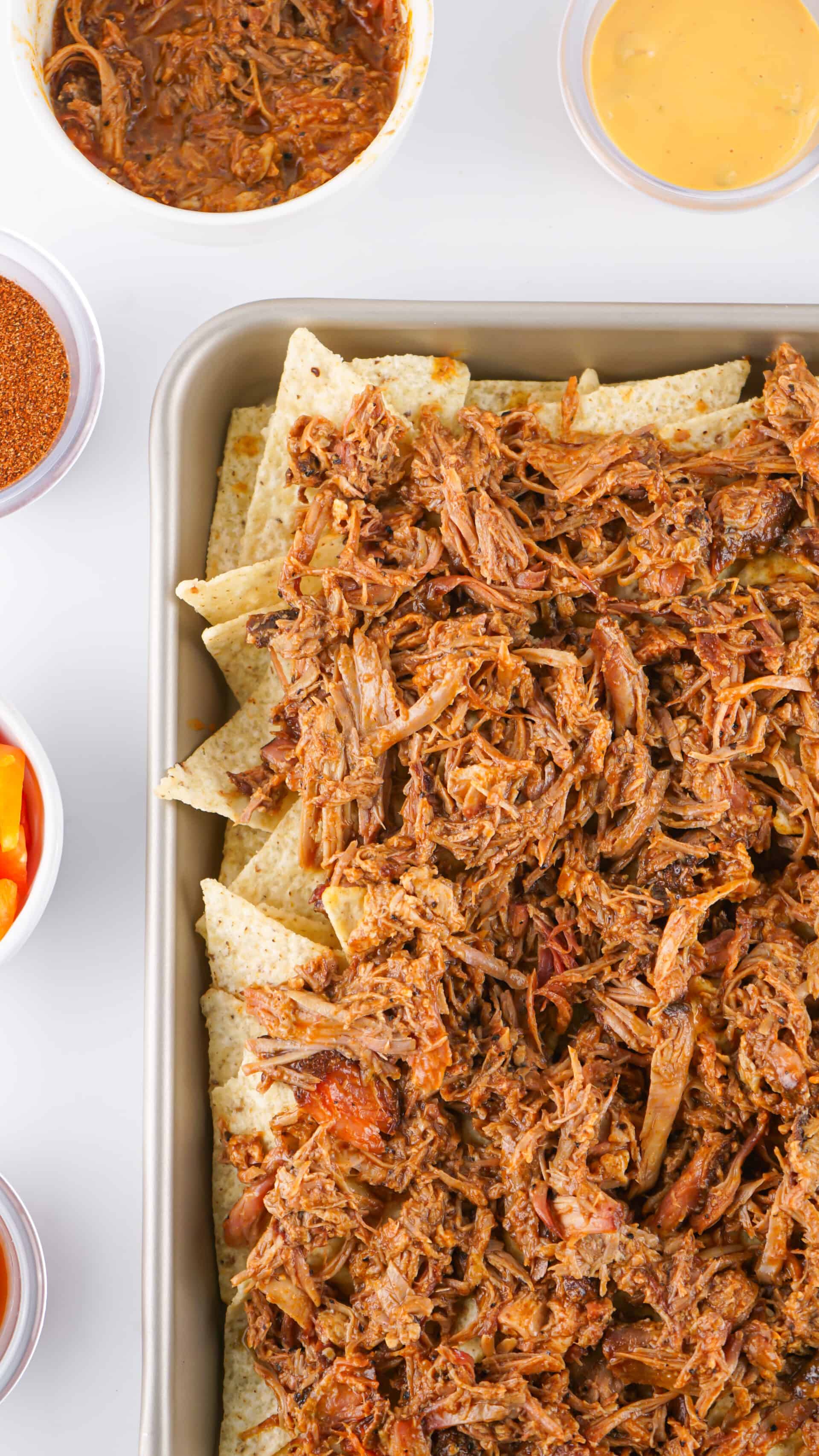 Easy Leftover Pulled Pork Nachos Recipe - An Alli Event