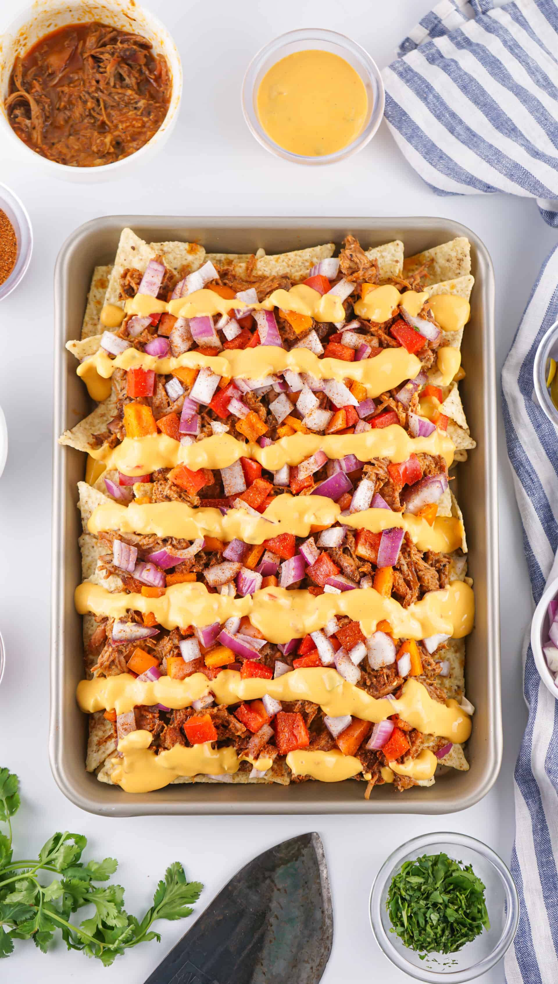 Easy Leftover Pulled Pork Nachos Recipe - An Alli Event