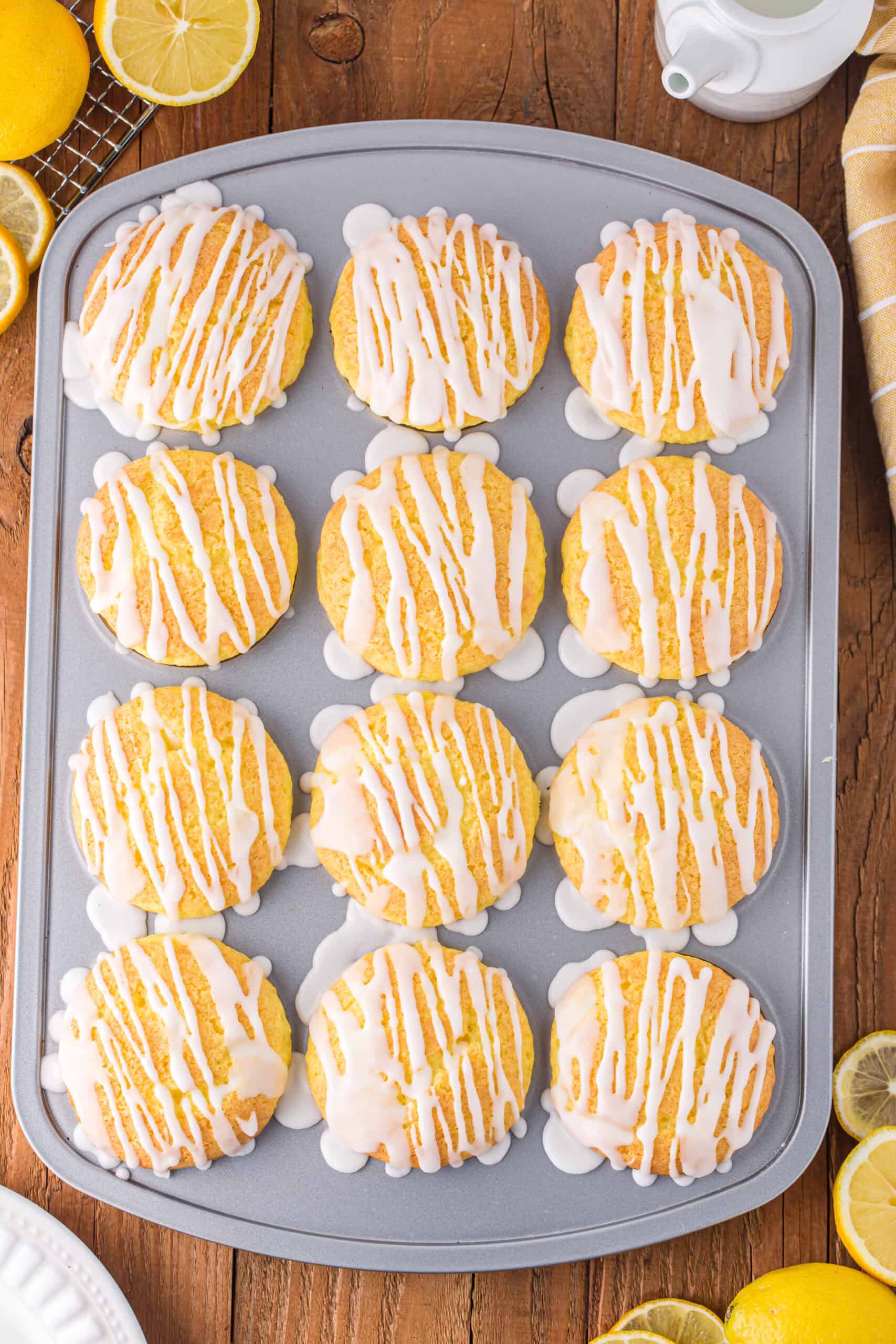 Cake Mix Lemon Muffins With Lemon Glaze: Easy Recipe - An Alli Event