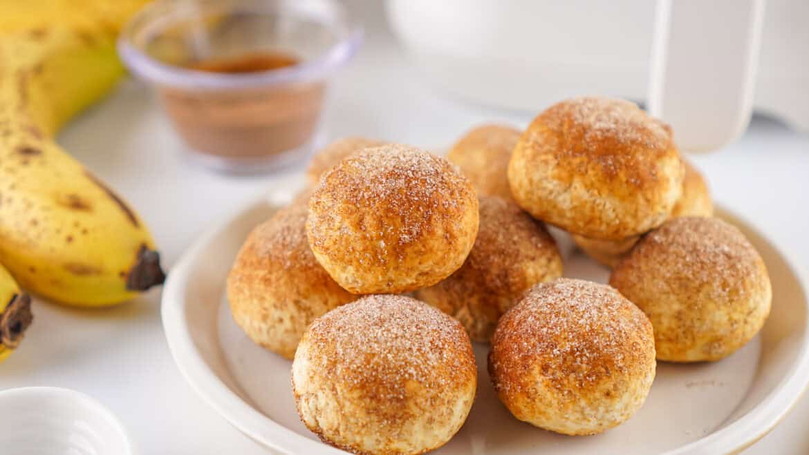 Viral TikTok Air Fryer Banana Donut Holes Recipe - An Alli Event