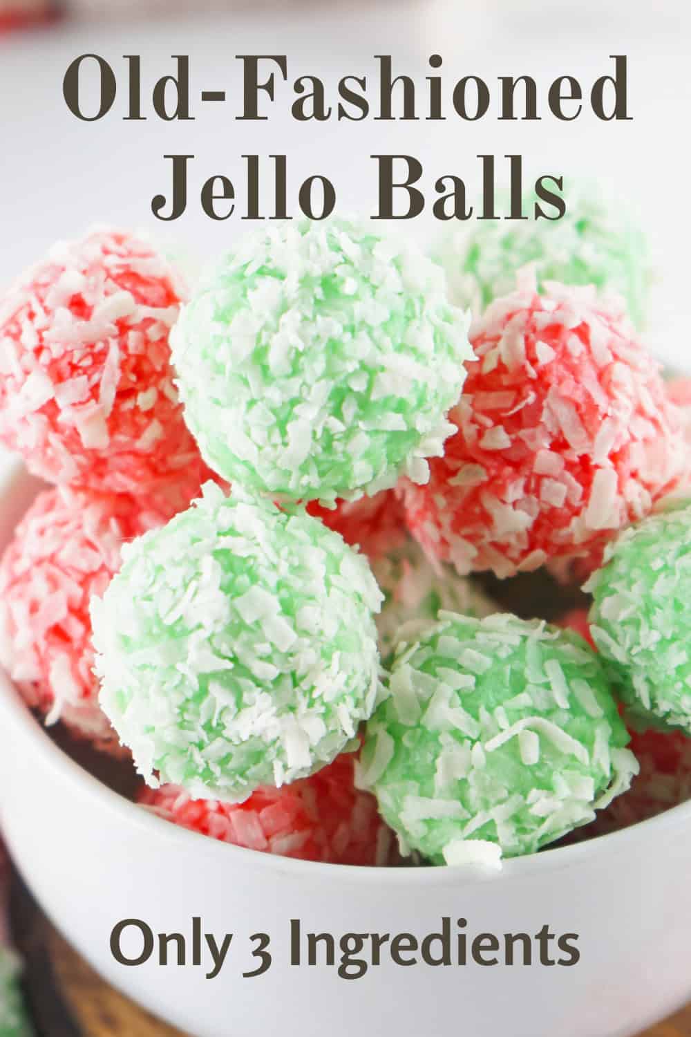 Old Fashioned Jello Balls - Vintage Christmas Recipe - An Alli Event